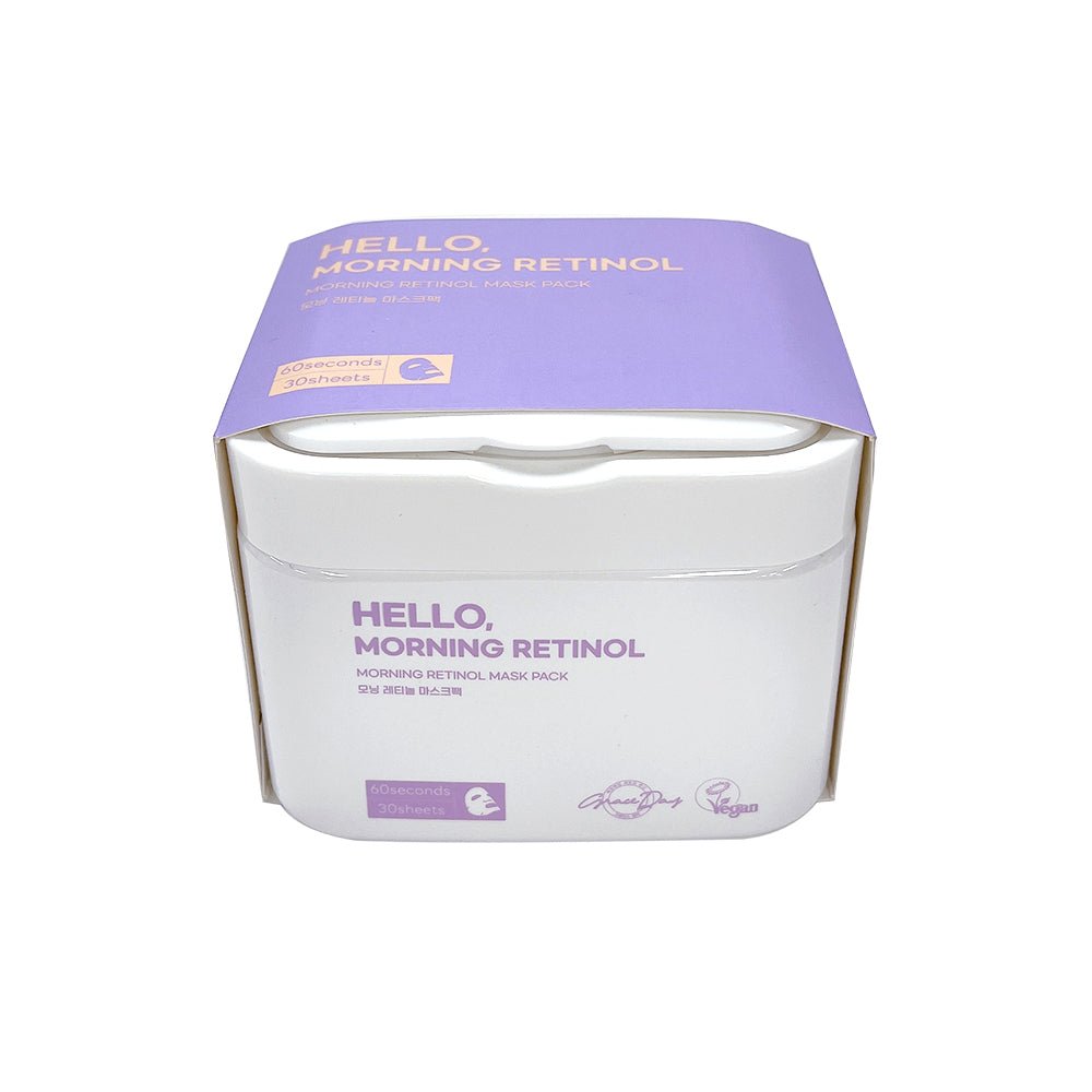 MORNING RETINOL MASK PACK - Set 30 De Masti Cu Retinol Pentru Regenera ...